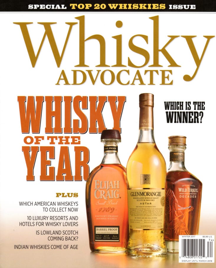 Whisky Advocate Cover - Peerless Distilling Co.